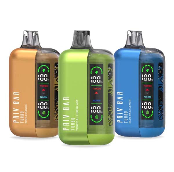 Priv Bar Vape Turbo | Free Shipping Available | $10.99 – White Horse Vapor