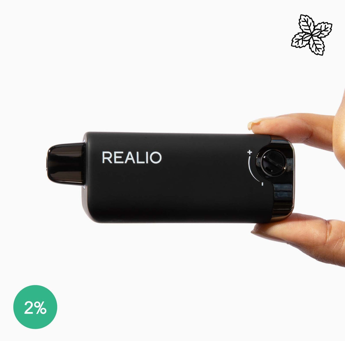 REALIO 2% or 5%- 5000 Real Puffs-Rechargeable-Crafted Flavors-Icy & No ...